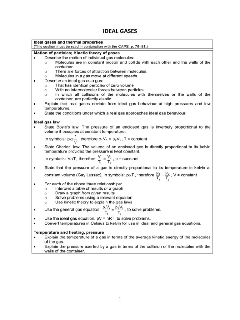 IDEAL GASES (Autosaved) Learner | PDF