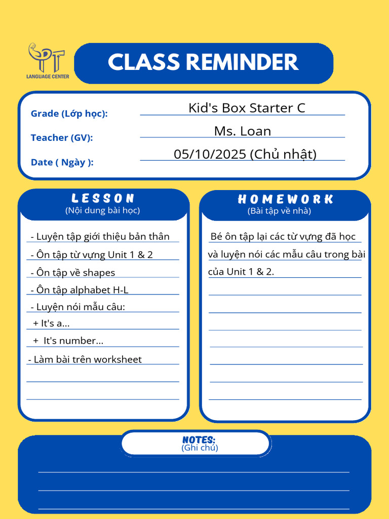 Reminder Kid's Box Starter C_CN | PDF