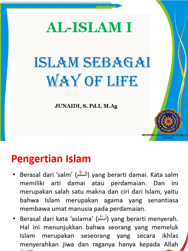 Islam Sebagai Way of Life | PDF