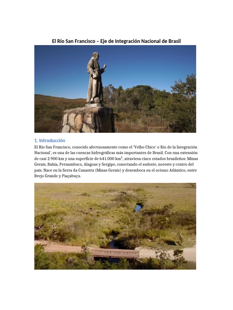 El Rio San Francisco y Rio Magdalena | PDF | Río | Brasil