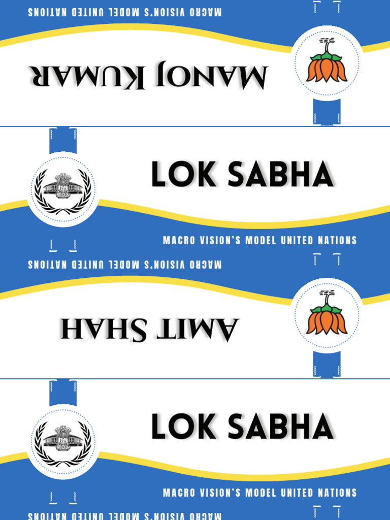 (Bulk 1) Lok Sabha Pla Card 8th | PDF