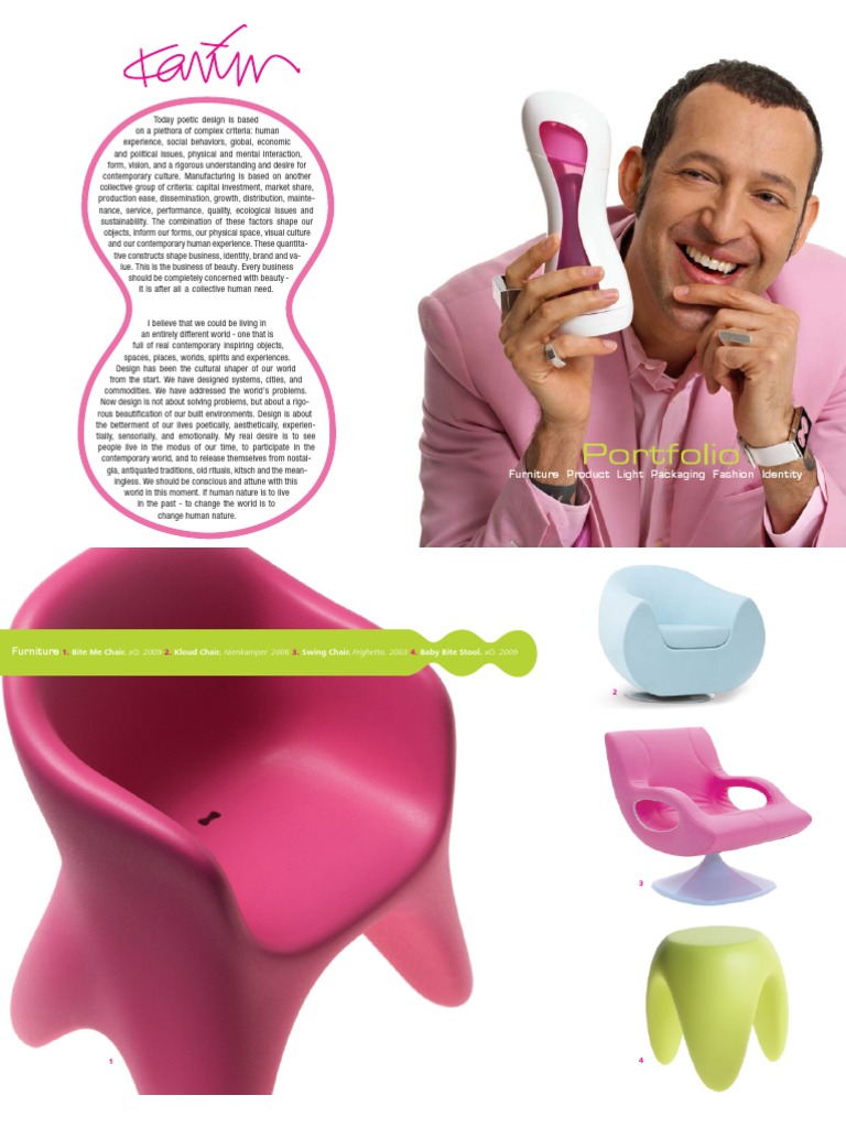Karim Rashid - Product Portfolio | PDF | Sustainability