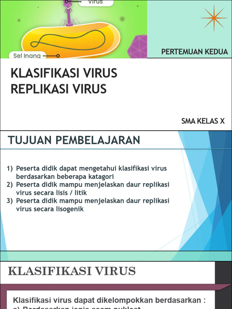 Klasifikasi dan Replikasi Virus | PDF