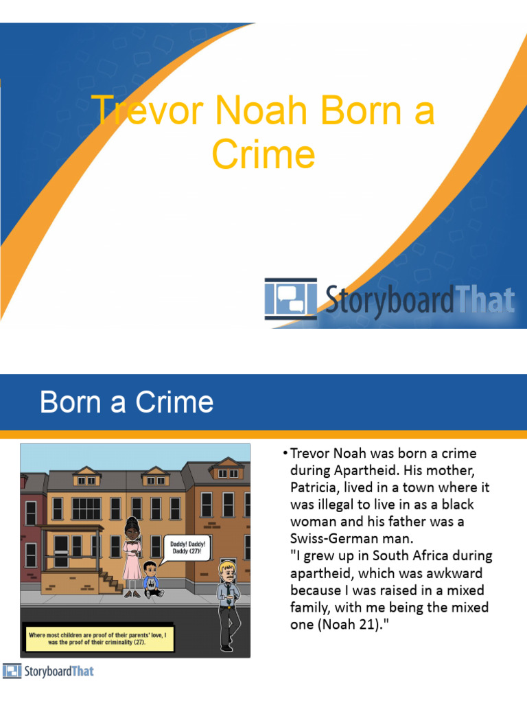 Trevor Noah: Born a Crime Overview | PDF