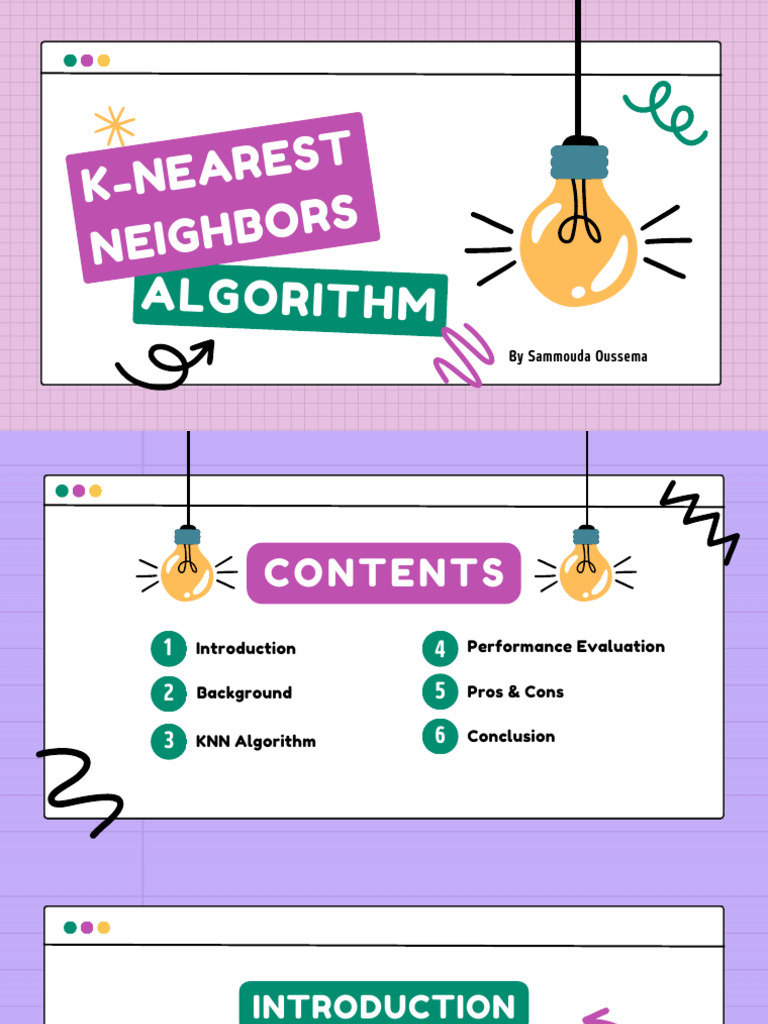 Understanding the KNN Algorithm in ML | PDF | Machine Learning | Cognition