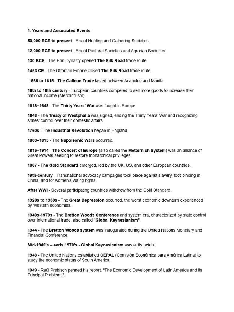 Years, People, and Acronyms in Contemp | PDF | Neoliberalism ...