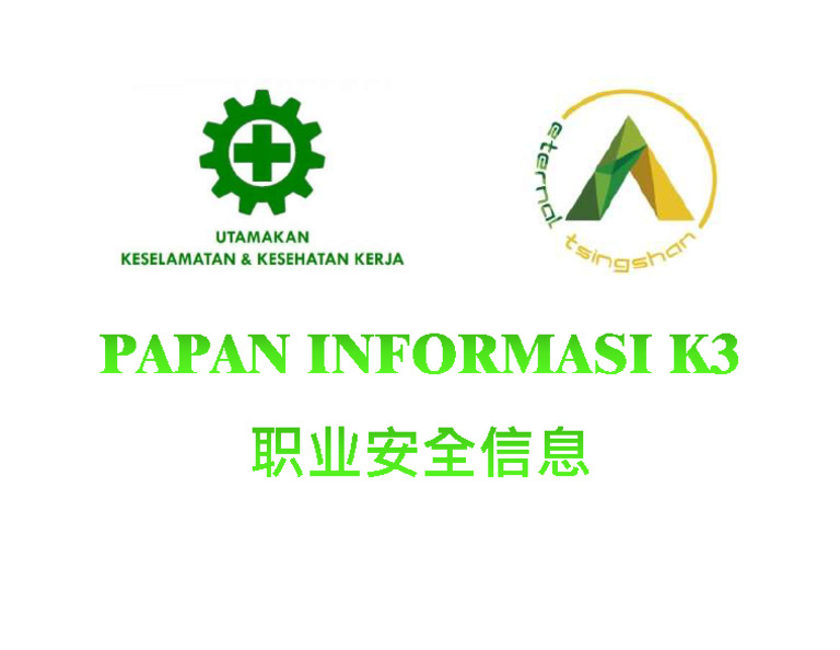 Papan Informasi K3 | PDF