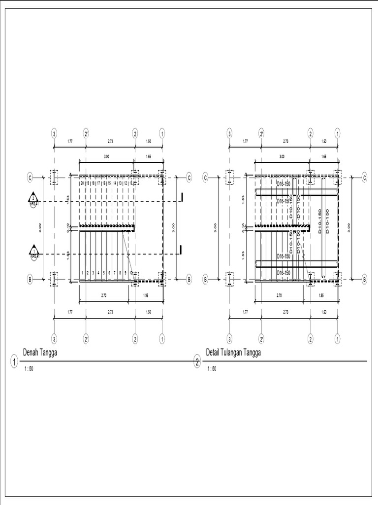 Workshop Batik Rev Modul - Sheet - ARS-40 - DETAIL TANGGA | PDF