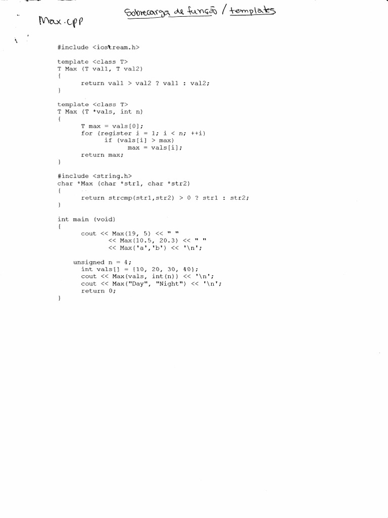 C++ Template Functions and Binary Trees | PDF | Pointer (Computer Programming) | Software ...