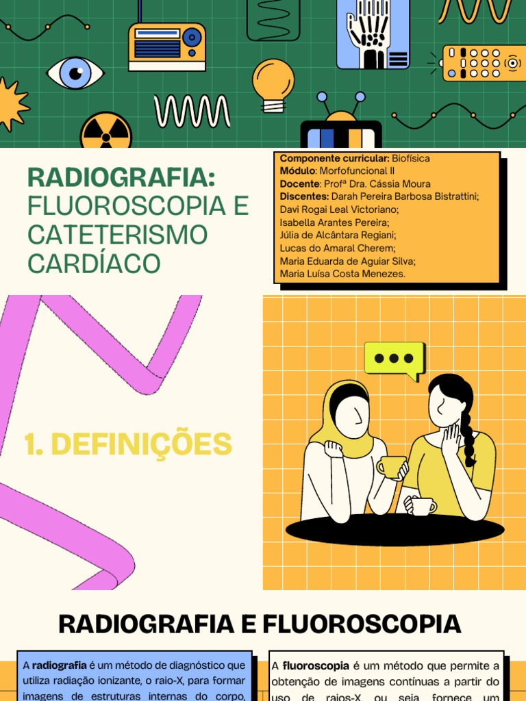 Fluoroscopia e Cateterismo Cardíaco | PDF | Raio X | Radiação ...