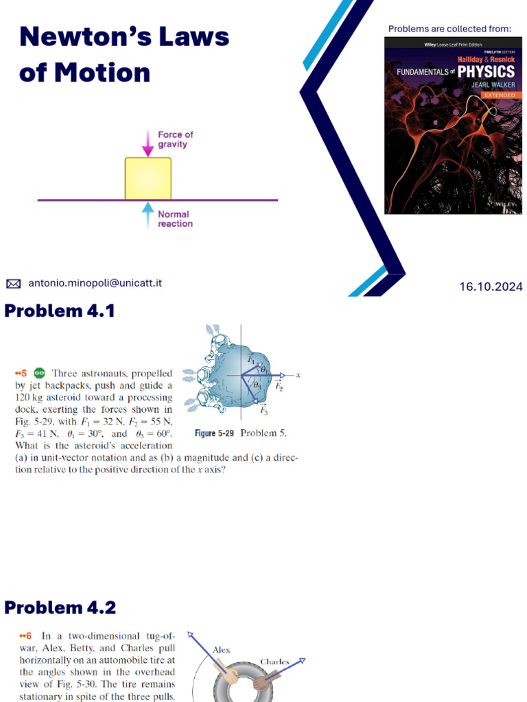 04 Exercises Newton's Laws | PDF