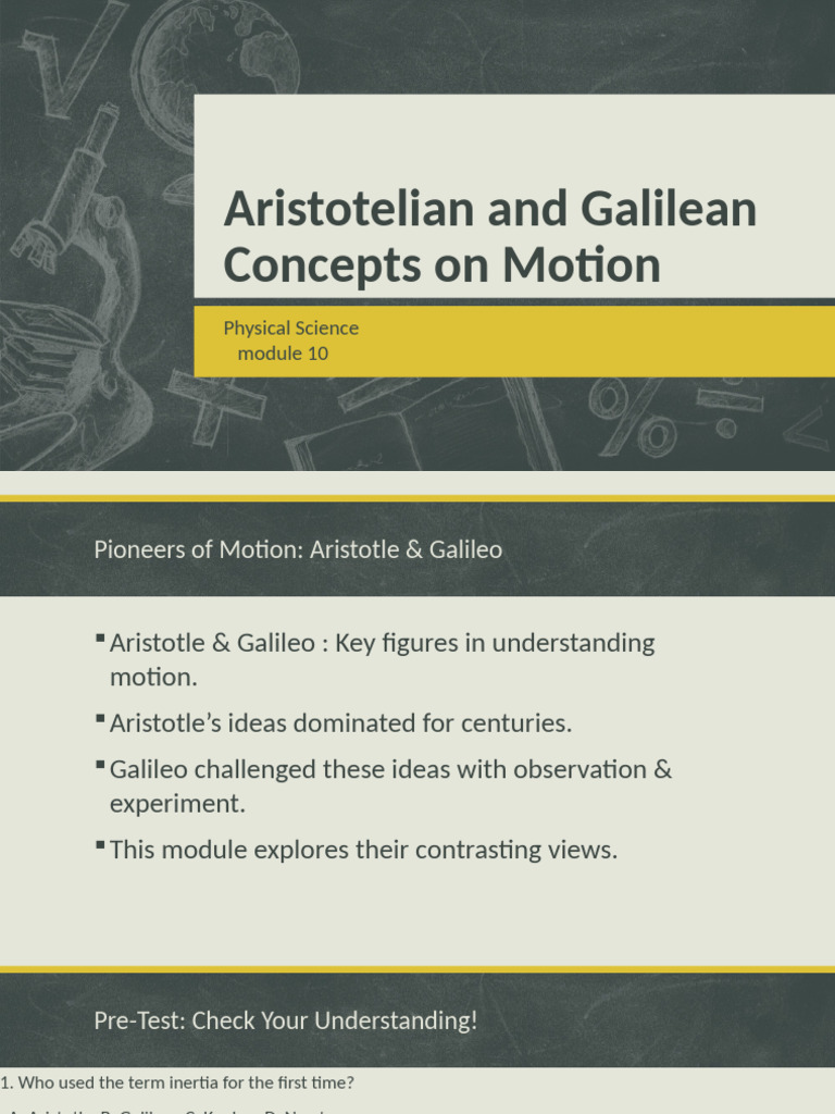 Module 10 - Physical Science | PDF | Force | Inertia