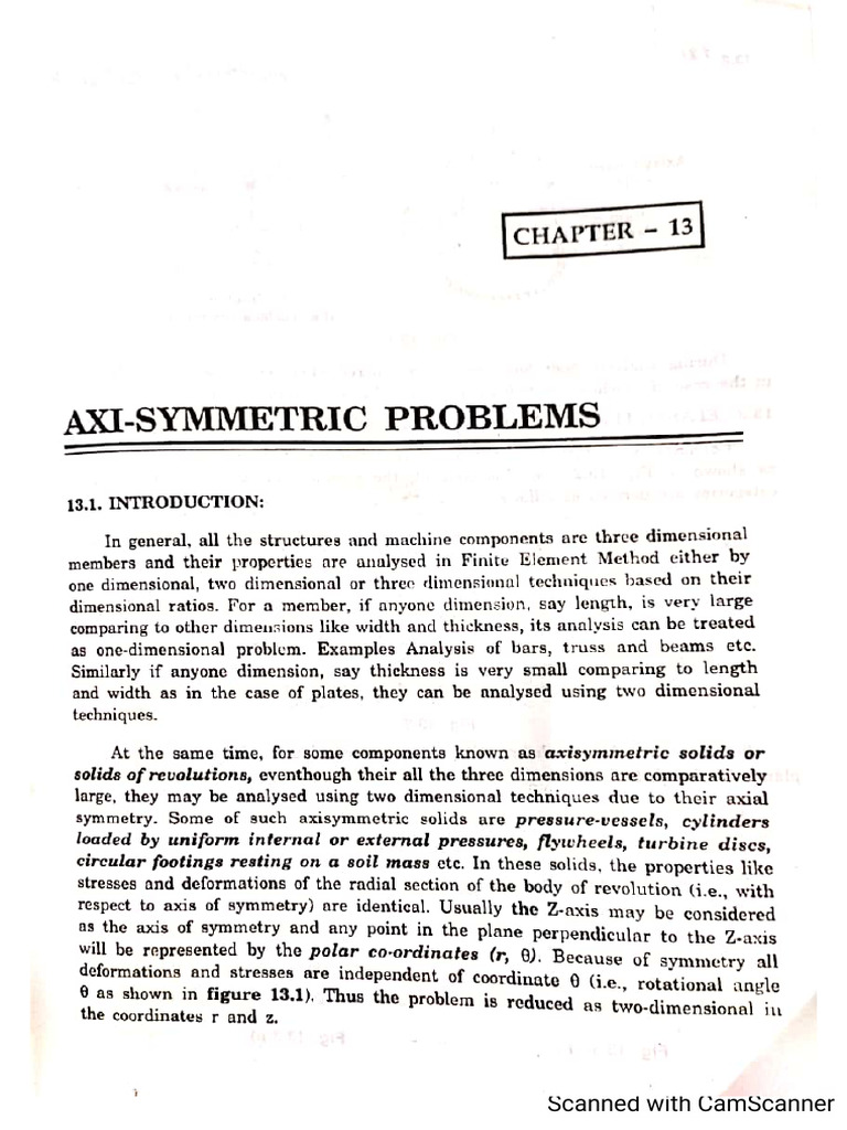 Axisymmetric Elements-1 | PDF