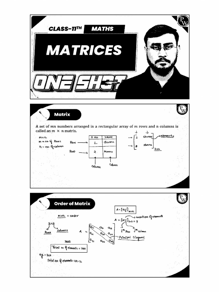 Matrices OMG | PDF