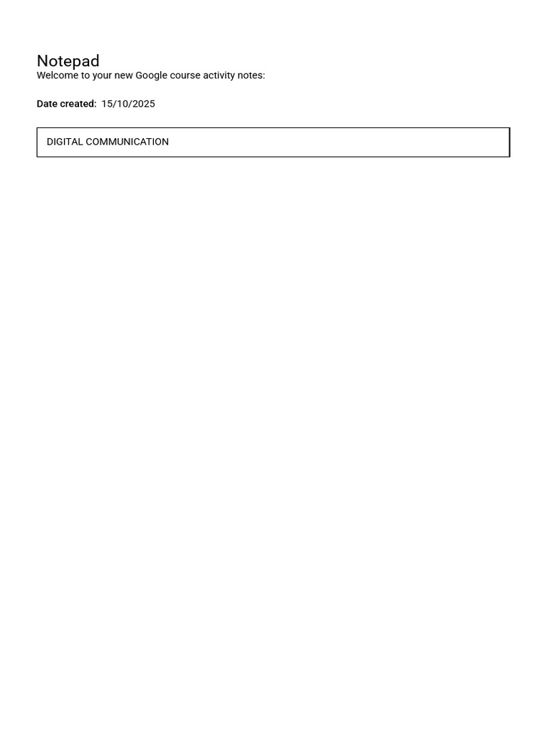Welcome To Digital Marketing - Welcome To Your New Google Course ...