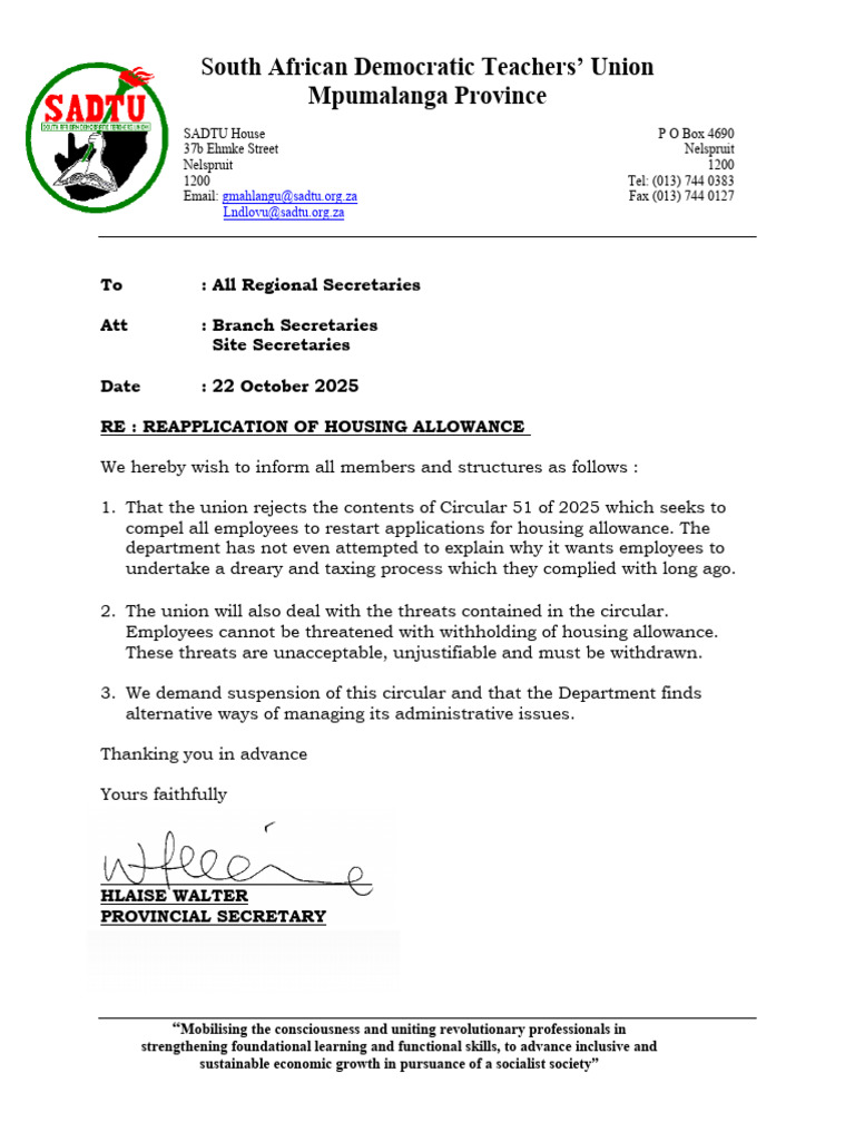Housing Allowance | PDF