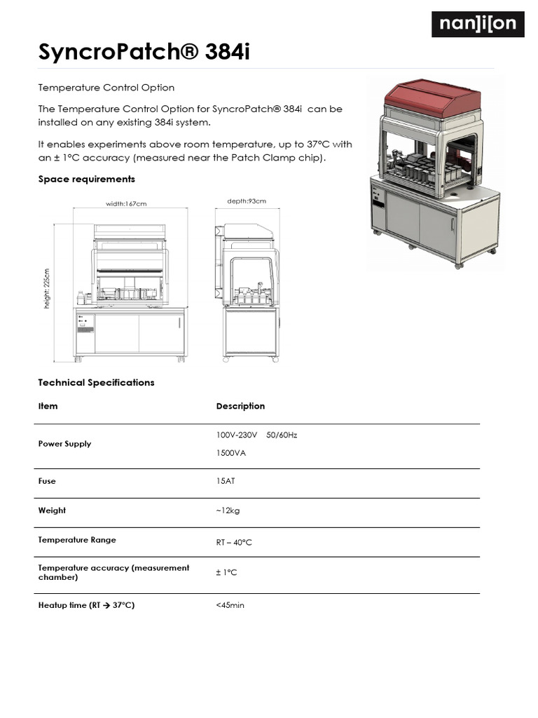 PIR 390202 001 384i Temperature Control Option | PDF