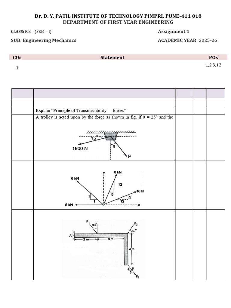 EM Assignment 01 (2025-26) | PDF | Classical Geometry | Physical Quantities