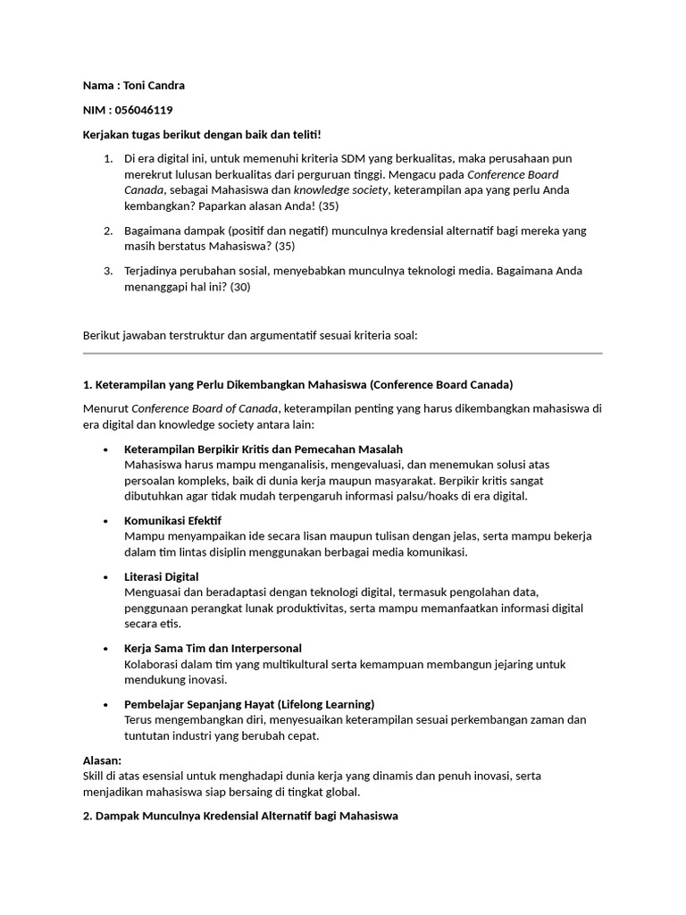 Tugas 1 Belajar Era Digital | PDF