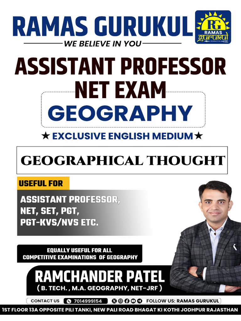 BOOK 2 PRINT Geographical Thought | PDF