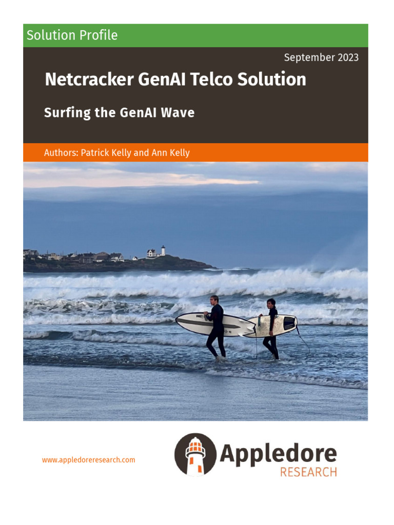 Netcracker Generative AI-Appledore Solution Profile-0923 | PDF ...