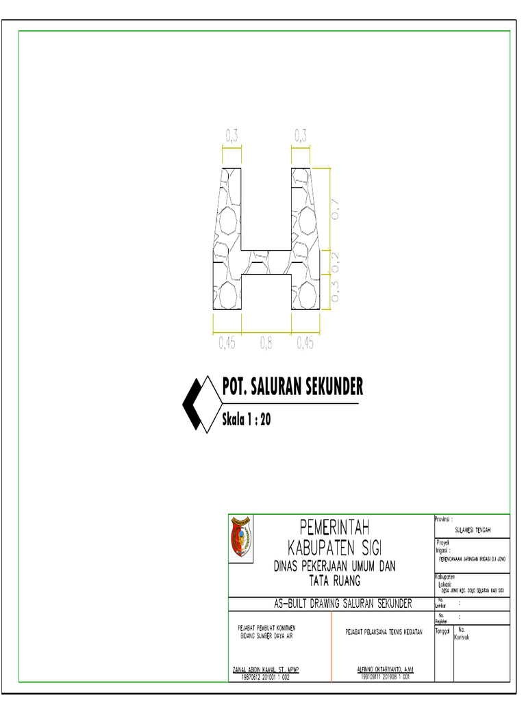 Asbuilt Drawing Di Jono | PDF