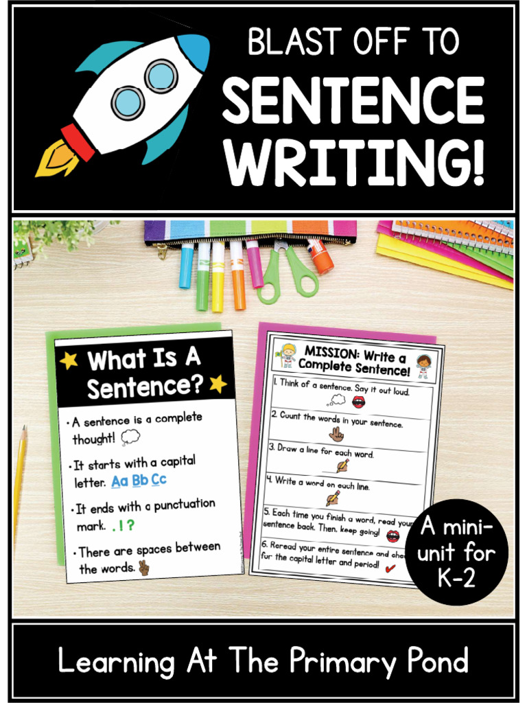 Sentence Writing Kindergarten | PDF