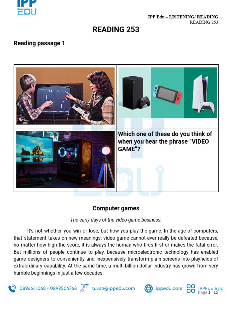 History of Video Games Evolution | PDF | Psychology | Emotions