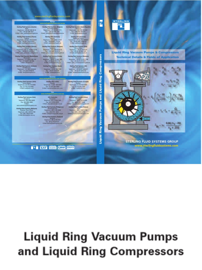 Liquid Ring Vacuum Pumps & Compressors Technical Details & Fields of ...