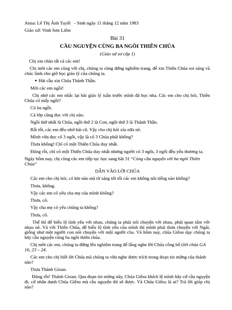 Anna Tuyet Bai Soan | PDF