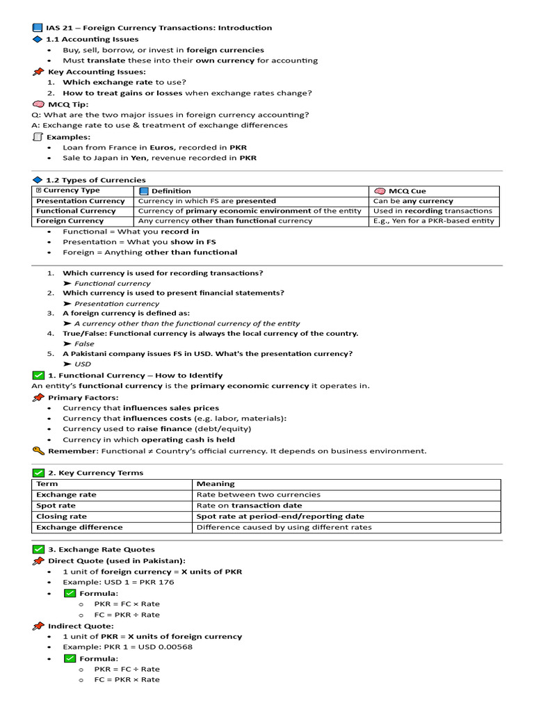 ? Ias 21 | PDF | Currency | Exchange Rate