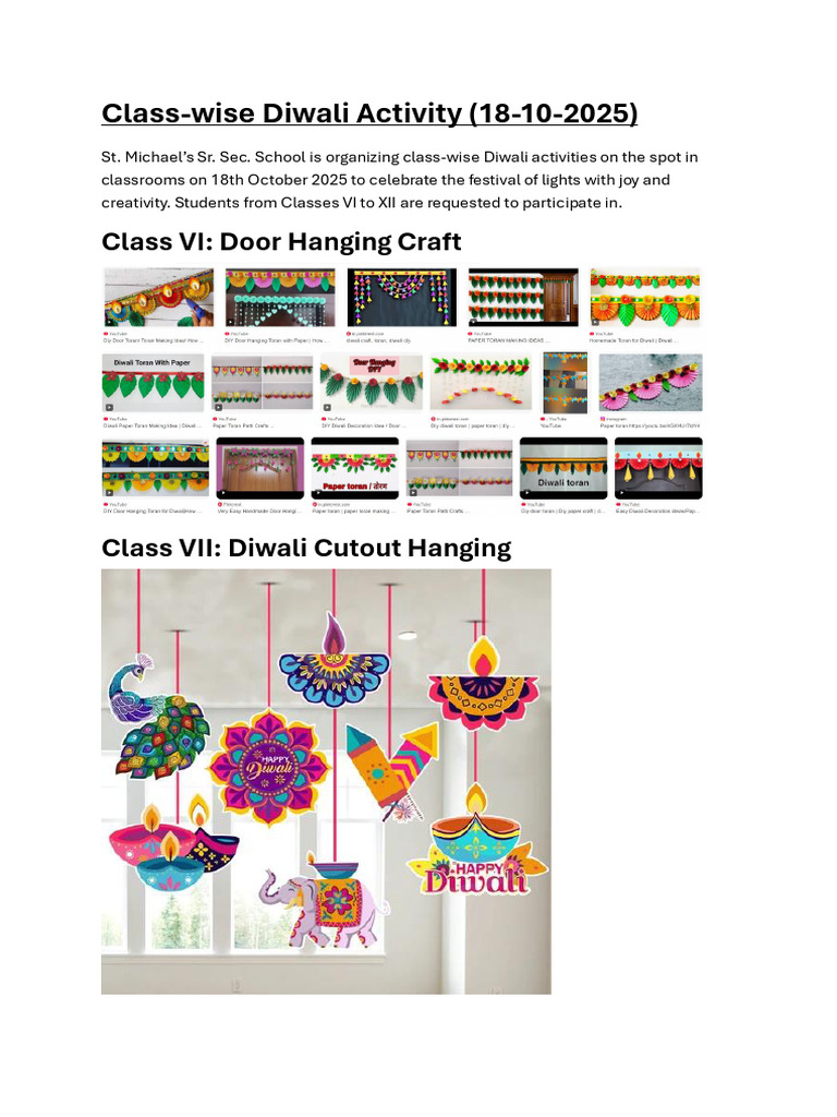 Diwali Activity | PDF