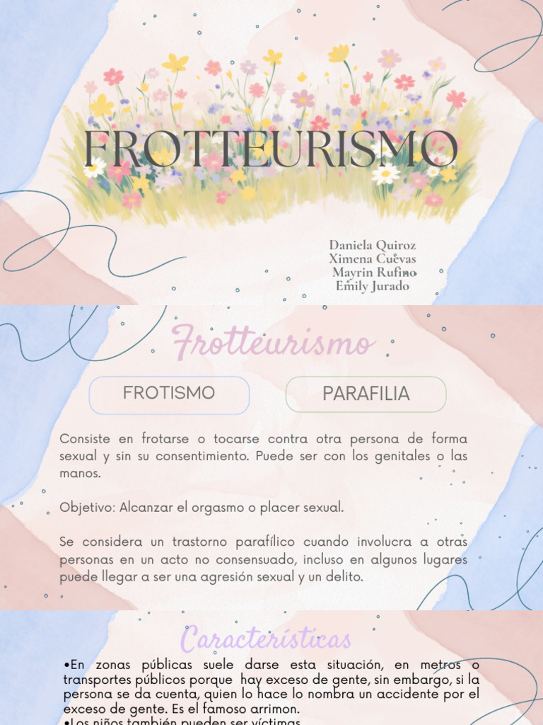 Frotteurism o | PDF | Ansiedad | Sicología