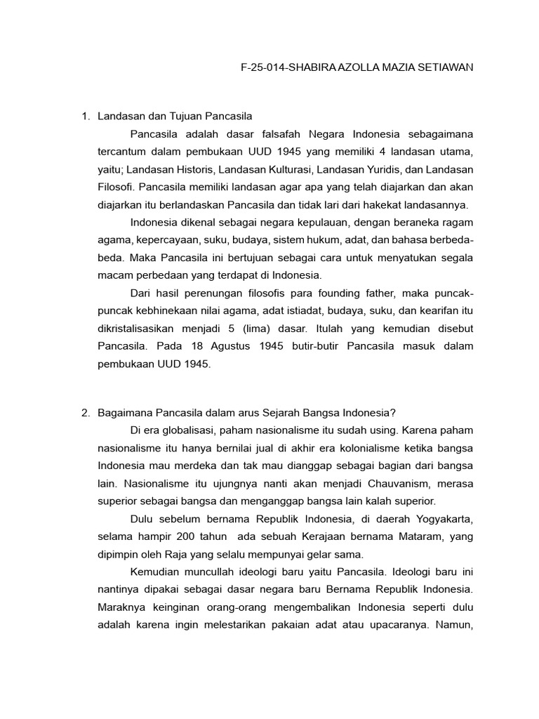 F 25 014 Shabira Azolla Mazia Setiawan | PDF