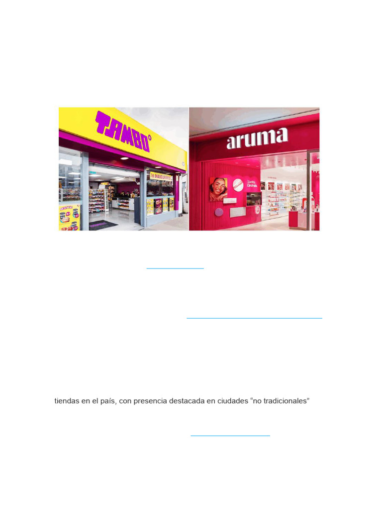 Éxito de Tambo y Aruma en Perú | PDF | Perú | Marca
