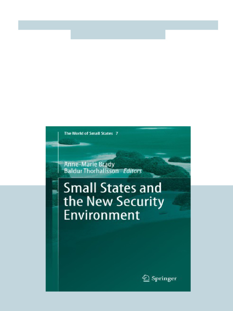 Small States and the New Security Environment Anne-Marie Brady Ready to ...