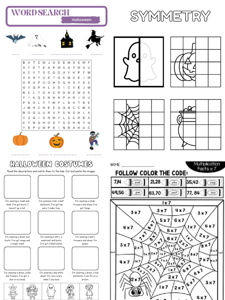 3rd Grade Halloween | PDF