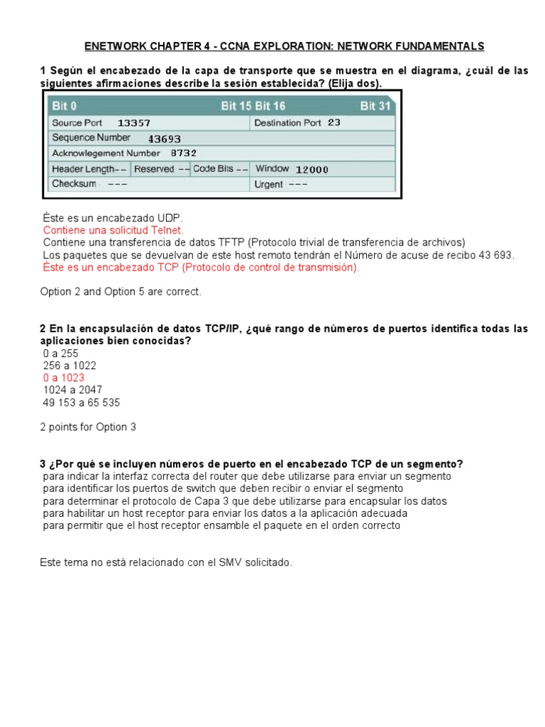 Enetwork Ccna 1 Exploration Chapter 4 | PDF | Protocolo de Control de ... Enetwork Ccna 1 Exploration Chapter 4 | PDF | Protocolo de Control de ...