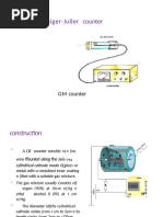 G.M. Counter: Principles and Applications | PDF | Radiation ...