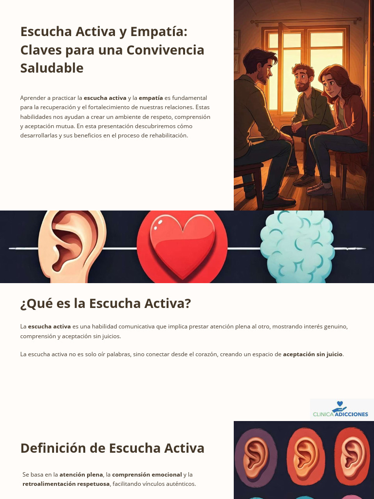 Escucha Activa y Empatía | PDF | Empatía | Las emociones