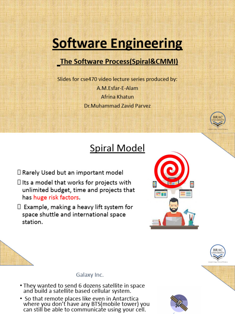 Spiral Model and CMMI Overview | PDF | Systems Engineering | Software ...