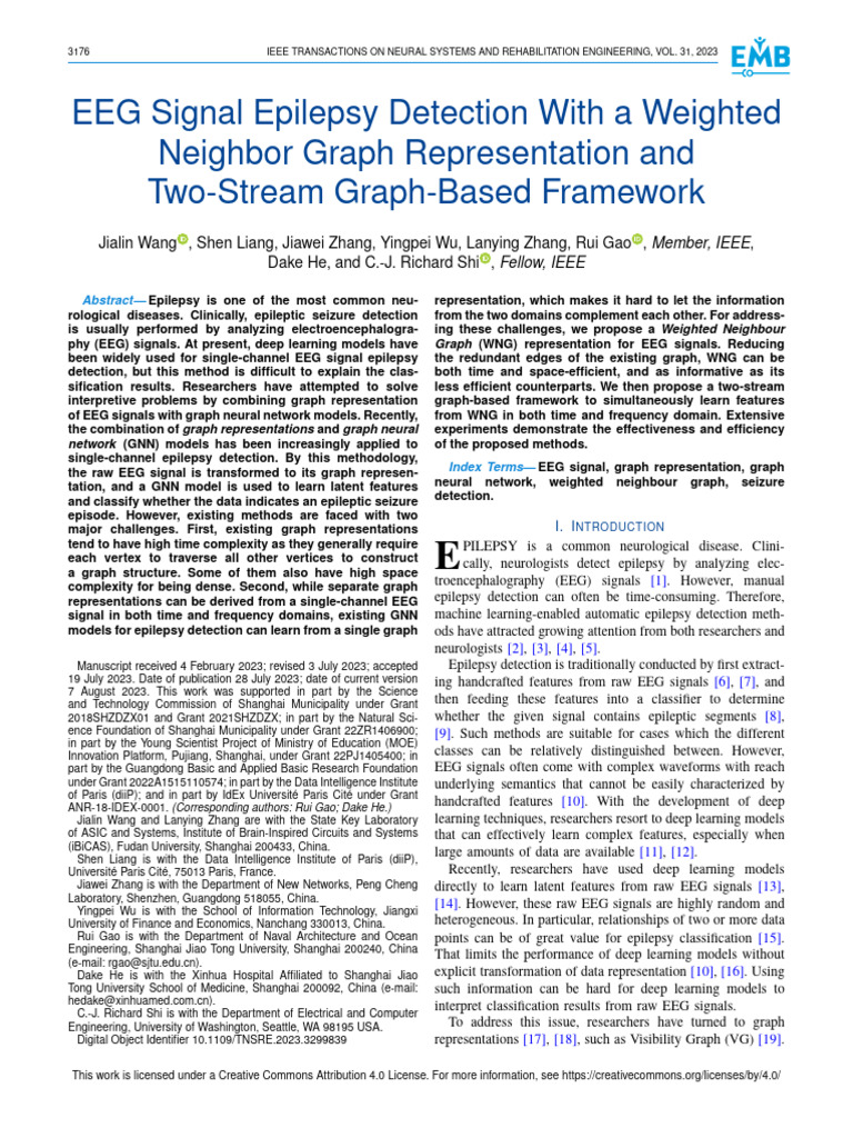 EEG Signal Epilepsy Detection | PDF | Vertex (Graph Theory) | Electroencephalography