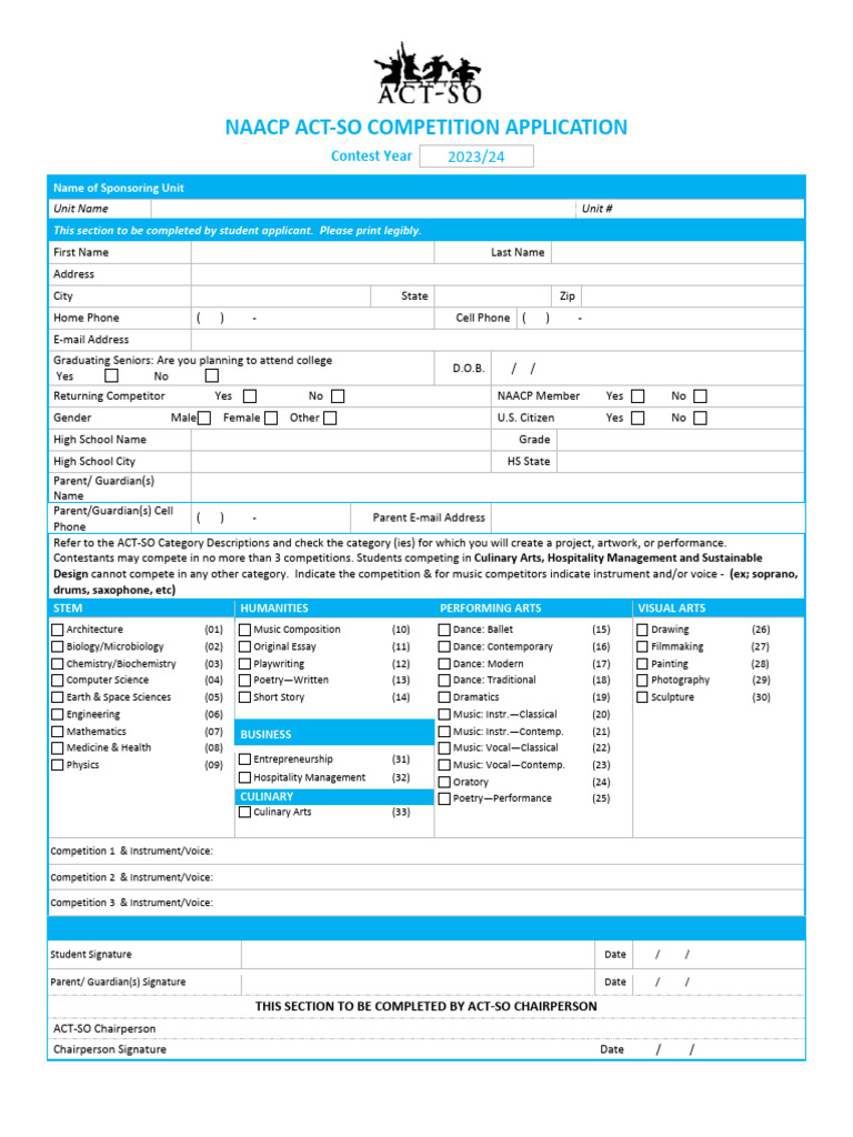 Student Application 2023-24 | PDF