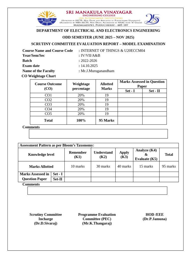 Scrutiny Committee Model | PDF