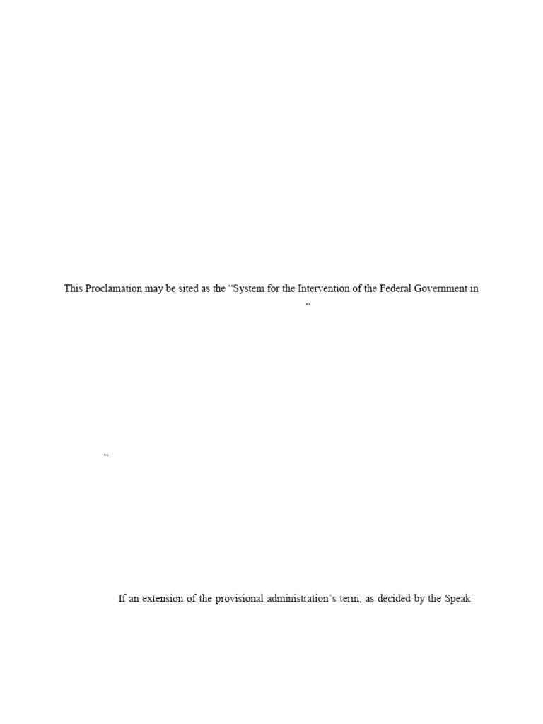 Amendment of 359-2003 Proclamation English v.02 (4) | PDF | Government ...