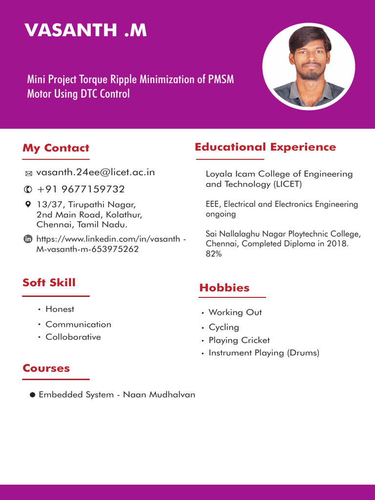 Torque Ripple Minimization in PMSM DTC | PDF