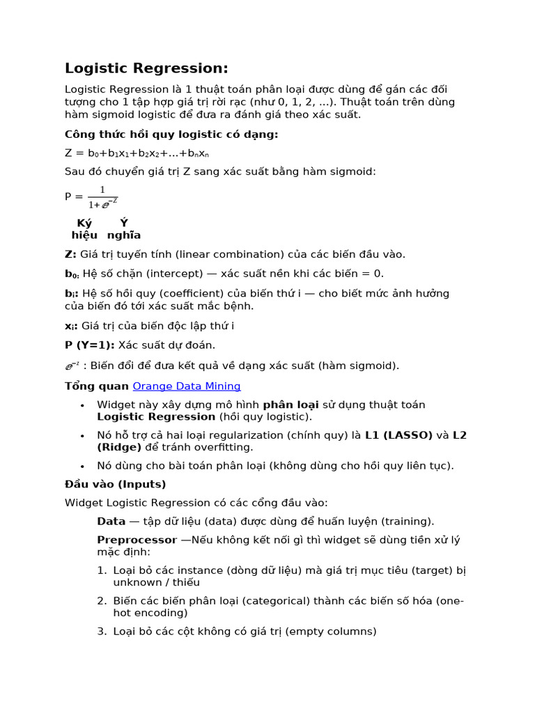 Logistic Regression | PDF