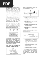 Forces and Principles of Flight Lesson Plan | PDF | Lift (Force) | Flight