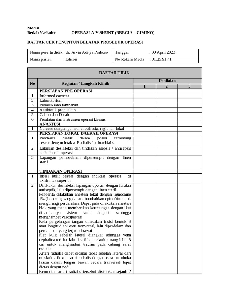 Modul AV Shunt VN 4 | PDF
