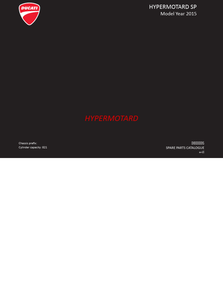 Abrir Hypermotard Parts Catalog | PDF | Washer (Hardware) | Clutch